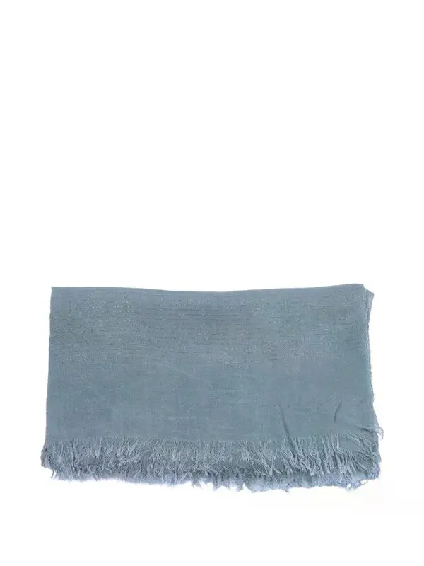 D'ANIELLO Walton Metallic-stripe Scarf - Blue