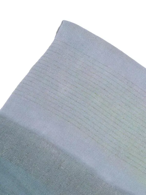 D'ANIELLO Walton Metallic-stripe Scarf - Blue