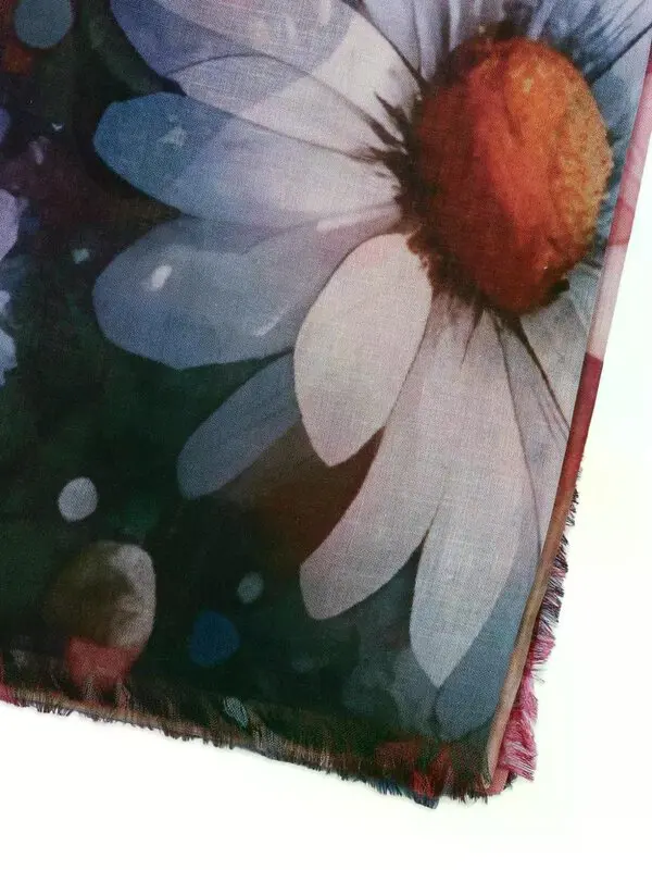 D'ANIELLO Perla Floral-print Scarf