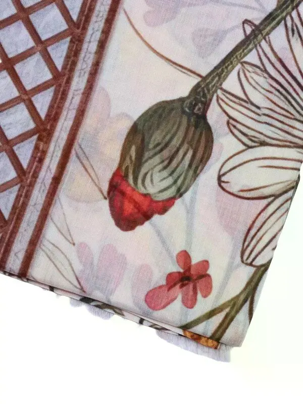 D'ANIELLO Perla Floral-print Scarf