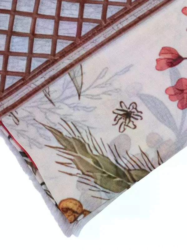 D'ANIELLO Perla Floral-print Scarf