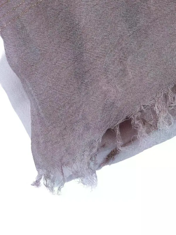 D'ANIELLO Walton Metallic-stripe Scarf - Purple