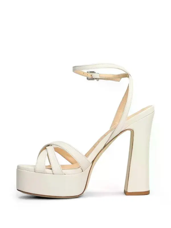 CHANTAL Platform Sandals - White