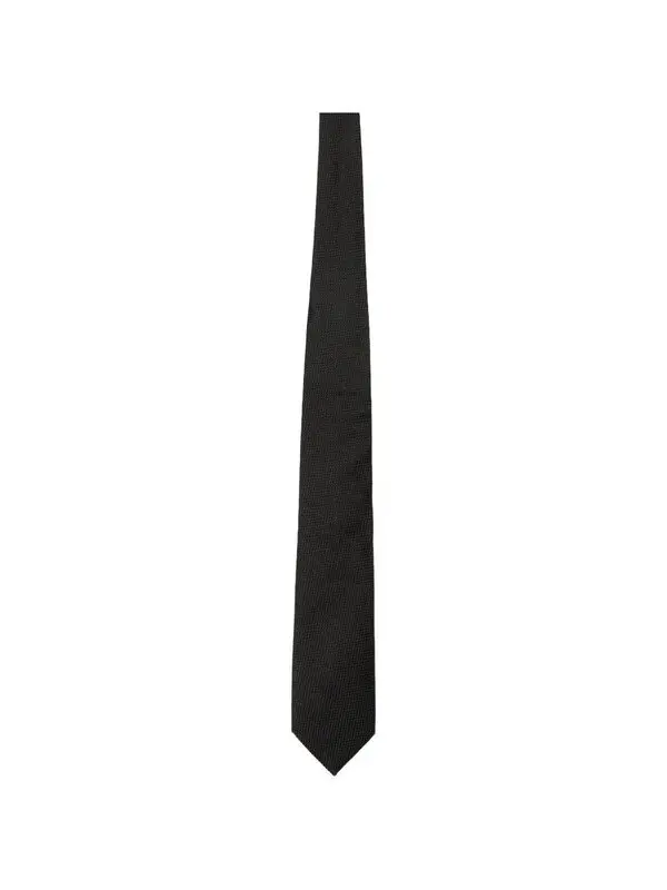 TOM FORD Basketweave Neck Tie - Black