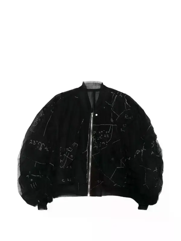 Rick Owens Graphic-print Bomber Jacket