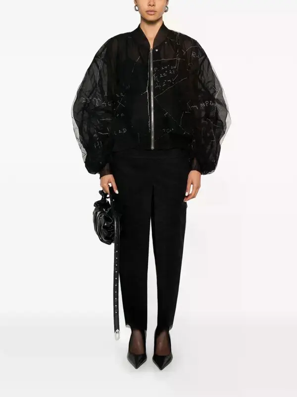 Rick Owens Graphic-print Bomber Jacket