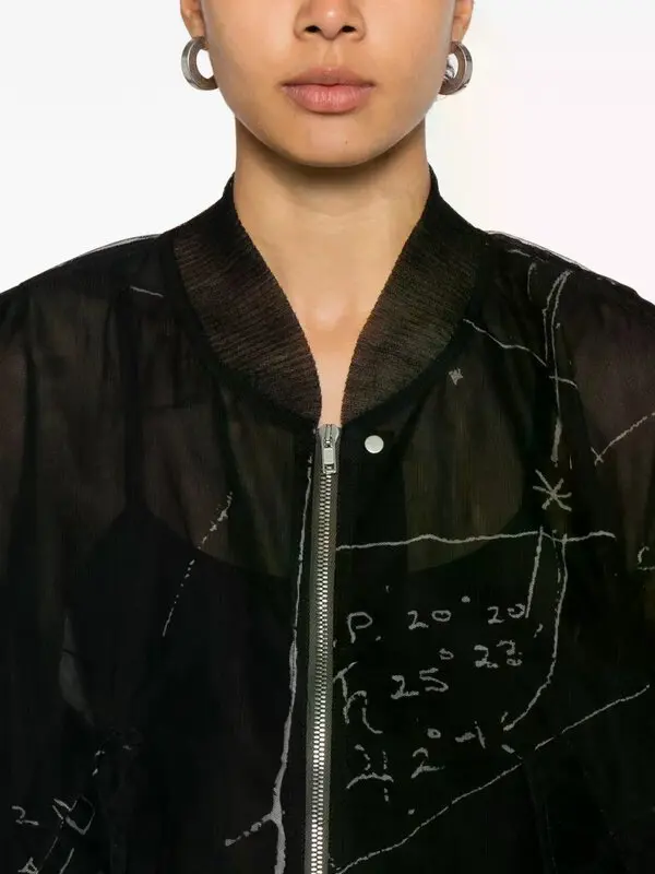 Rick Owens Graphic-print Bomber Jacket