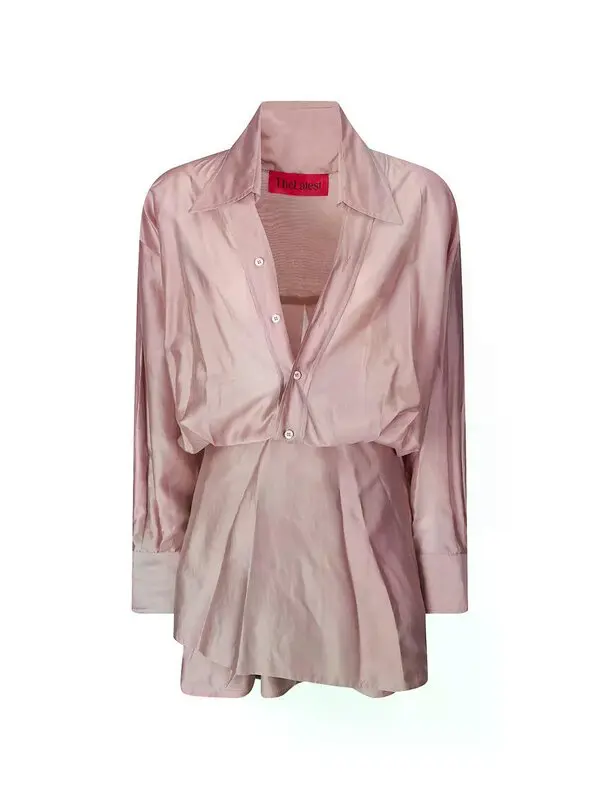 THELATEST Denise Mini Dress - Pink