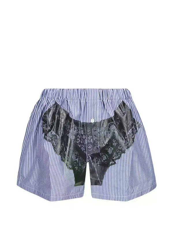 Vaquera Trompe L'oeil Boxer Shorts - Blue