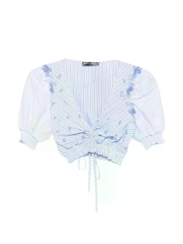 Ermanno Scervino Floral-embroidered Top