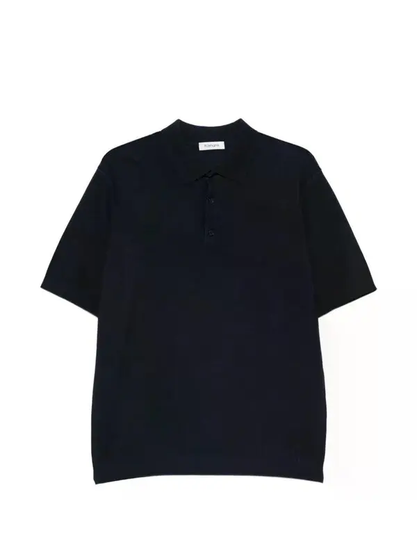 KANGRA Half-button Polo Shirt - Blue
