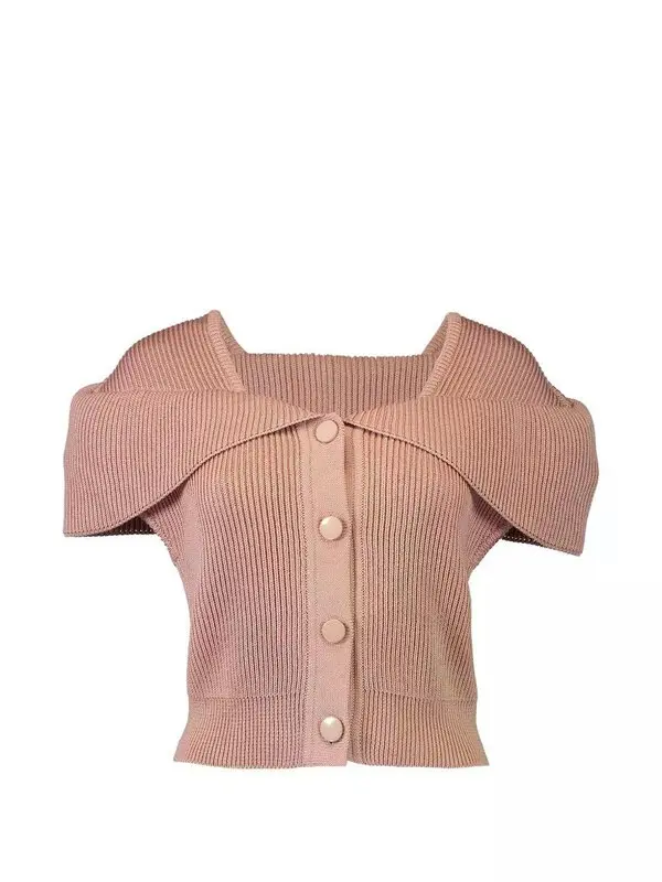 Chloé Foldover-collar Button-up Top