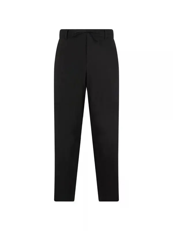 BOSS Drawstring-waist Trousers - Black