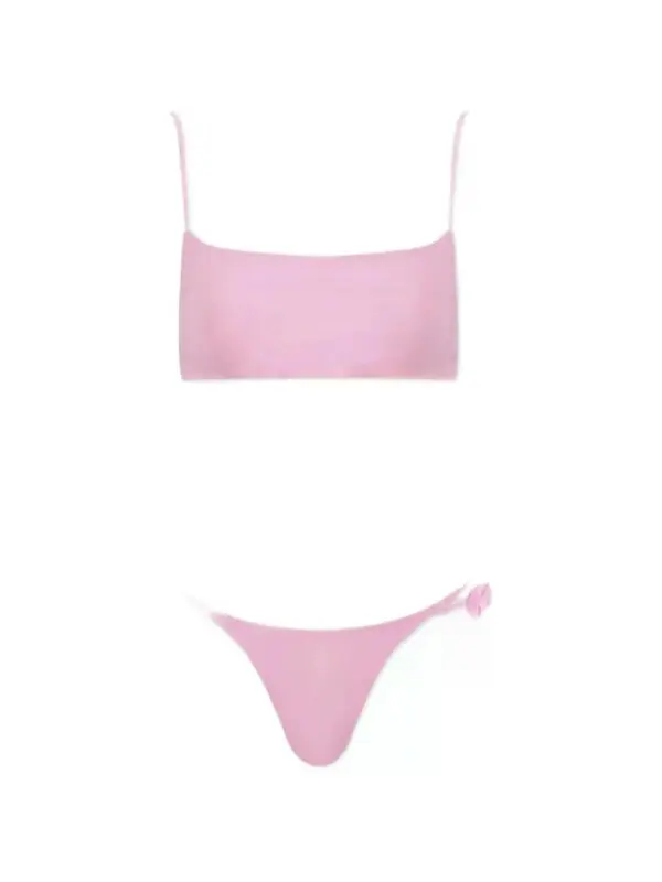MAYGEL CORONEL Melo Floral-appliqué Bikini - Pink