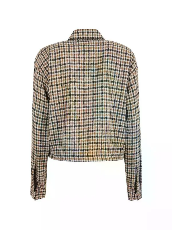 Moncler Plaid Cropped Shirt