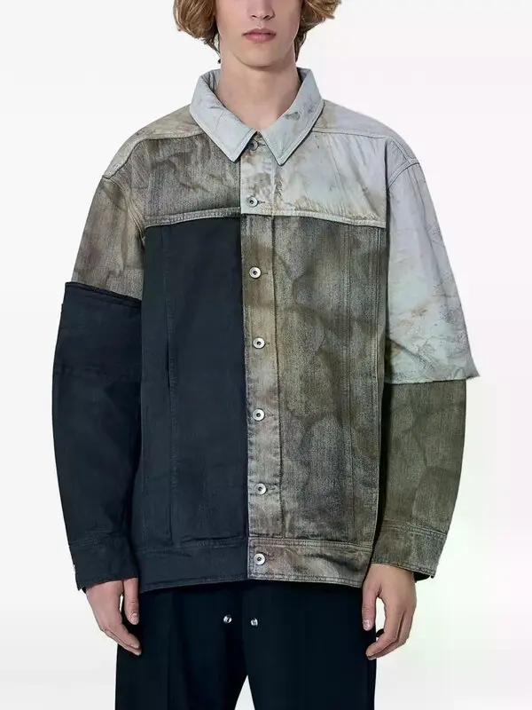 Rick Owens Long-sleeve Buttoned Overshirt - Black