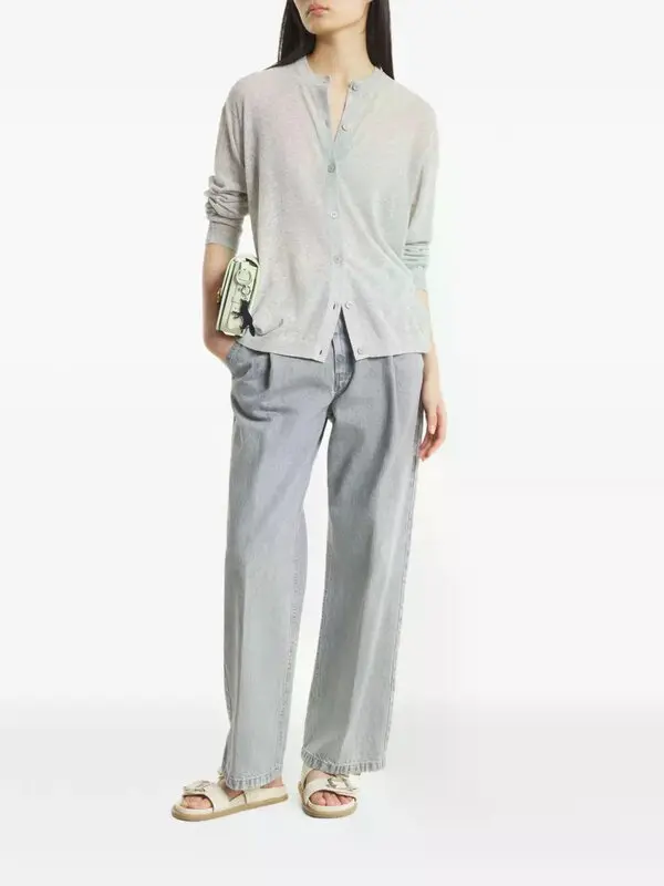 Maison Kitsuné Sheer Button-up Cardigan