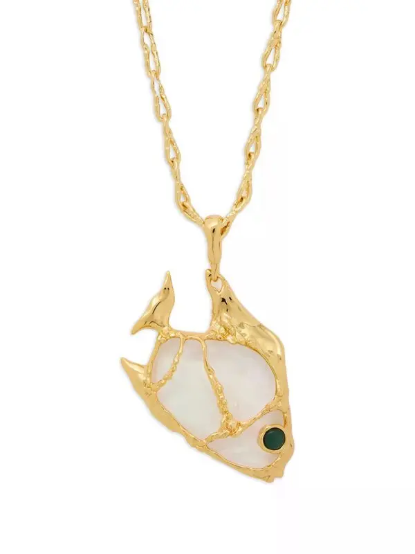 Alexis Bittar Angelfish Pendant Necklace - Gold