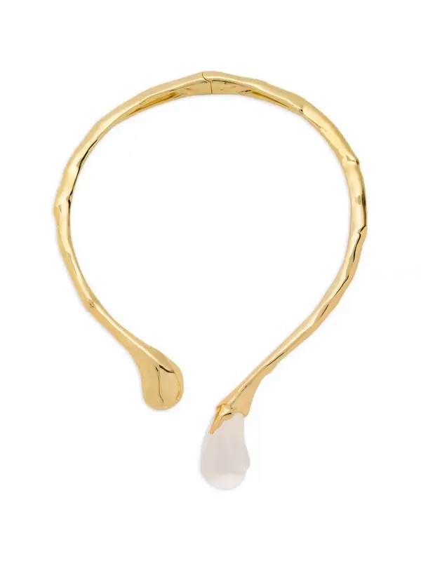 Alexis Bittar Liquid Choker Necklace - Gold