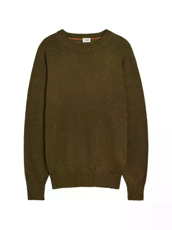 TOD'S Cotton Sweater - Green