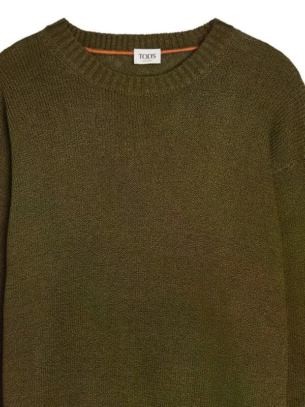 TOD'S Cotton Sweater - Green