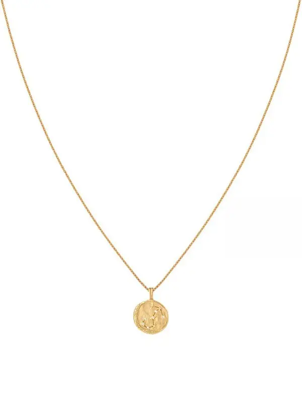 ASTRID & MIYU Constellation Coin-shape Necklace - Gold