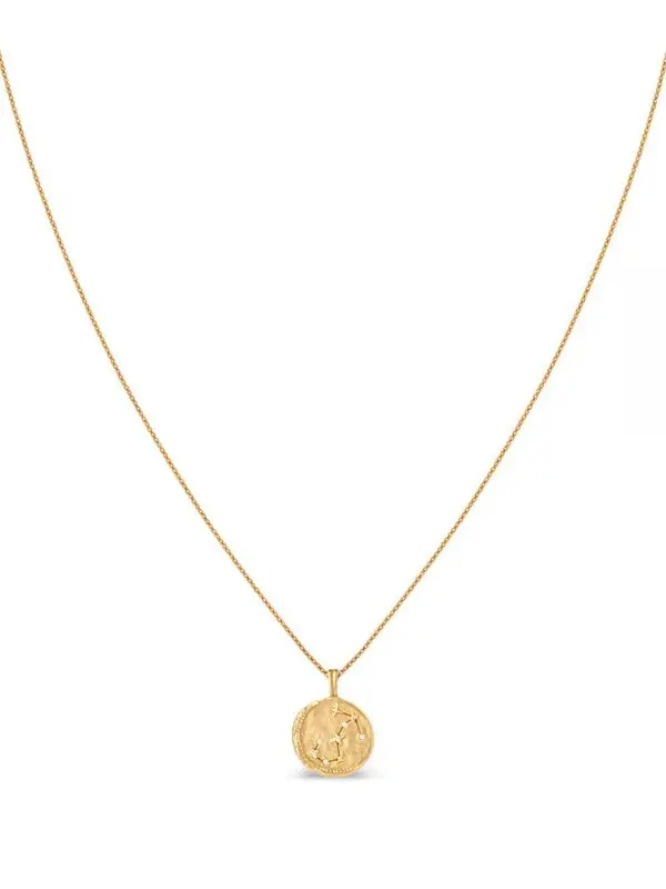 ASTRID & MIYU Constellation Coin Pendant Necklace - Gold