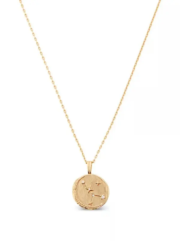 ASTRID & MIYU Cancer Zodiac Constellation Pendant Necklace - Gold