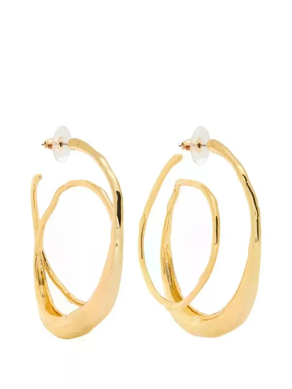 Alexis Bittar Molten Spiral Hoop Earrings - Gold