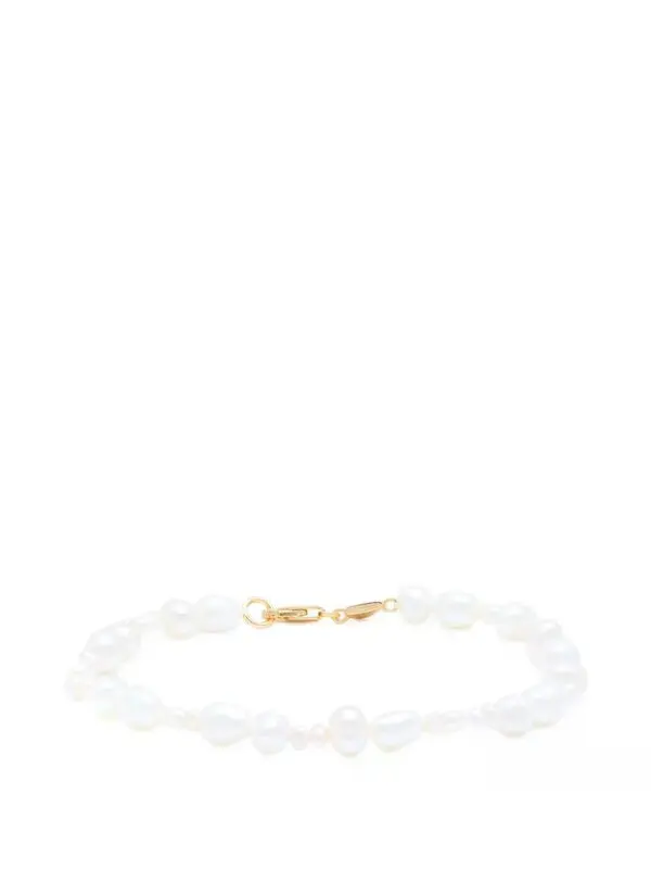 ASTRID & MIYU Serenity Pearl Bracelet - Gold