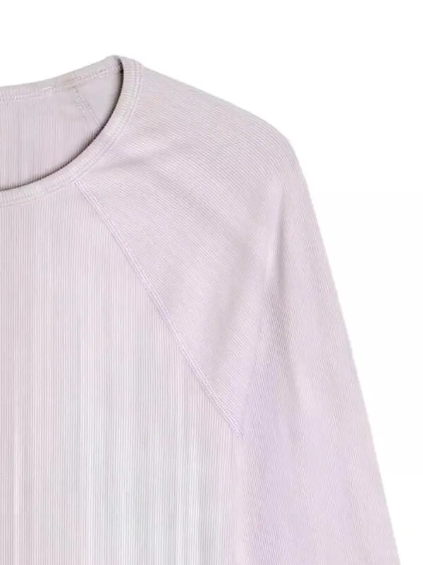 Vuori Pose Ribbed Jersey Top - Purple