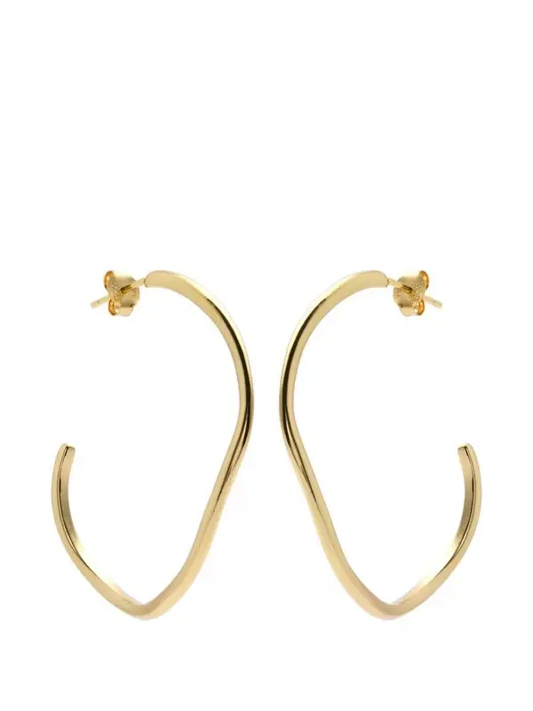 ASTRID & MIYU Infinite Half-hoop Earrings - Gold