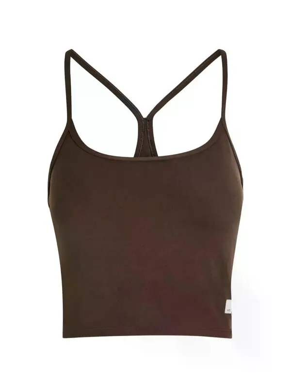 Vuori Allthefeels™ Racerback Cropped Tank Top - Brown
