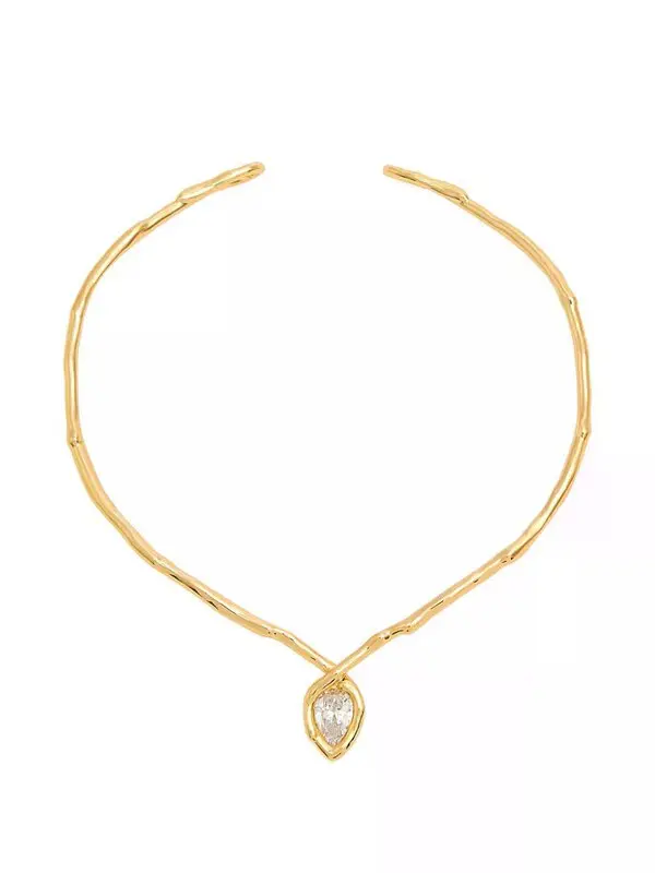 Alexis Bittar Asterales Crystal Necklace - Gold