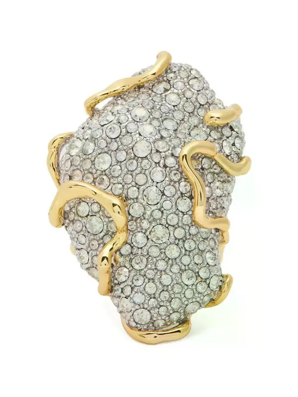 Alexis Bittar Solanales Crystal-embellished Ring - Gold