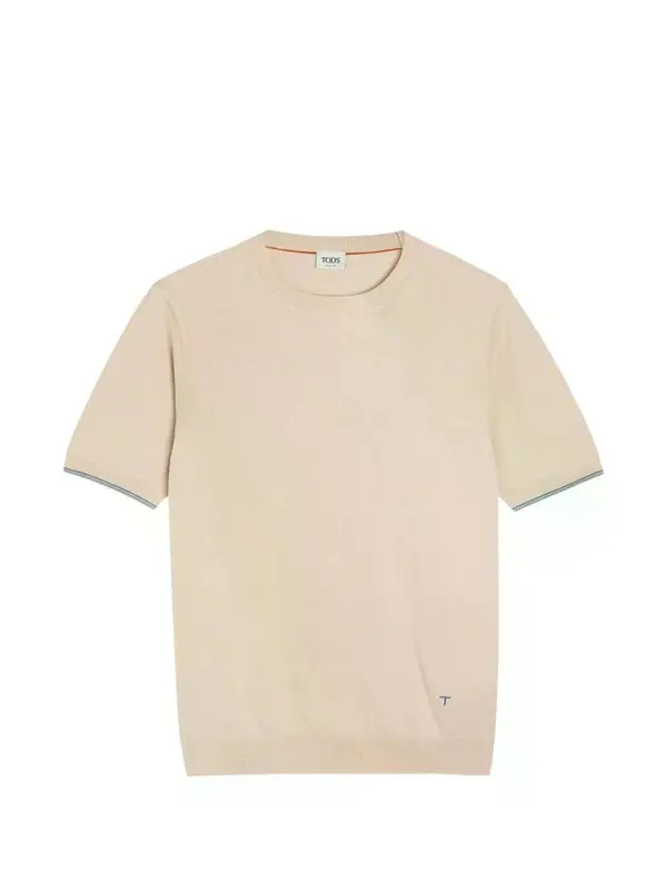 TOD'S Cotton Fine-knit Top - Neutrals