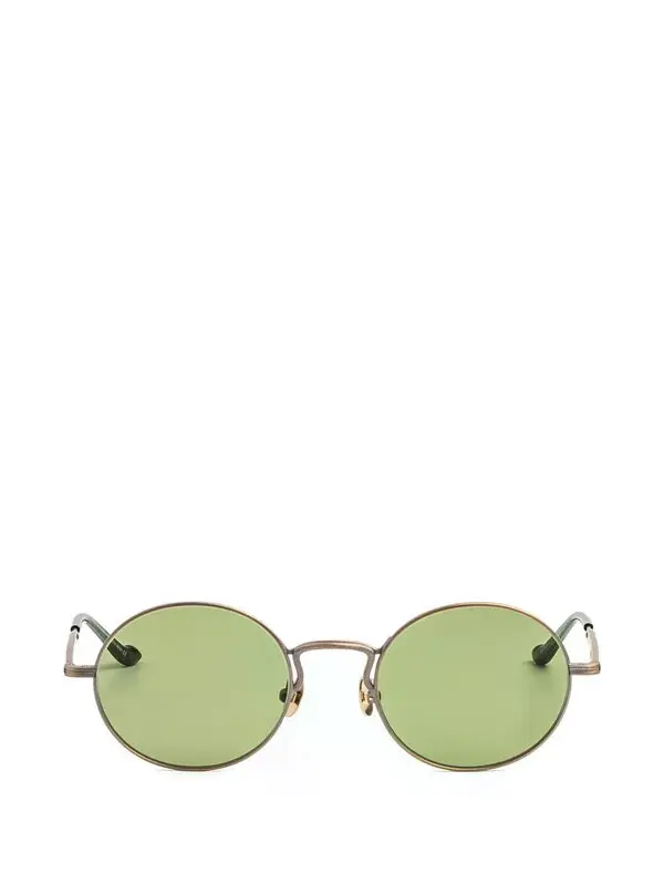 Matsuda Round-frame Side-shield Sunglasses - Gold