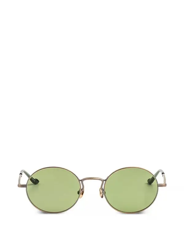 Matsuda Round-frame Side-shield Sunglasses - Gold