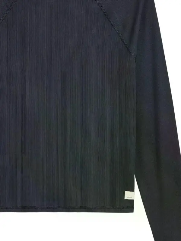 Vuori Pose Ribbed Jersey Top - Black