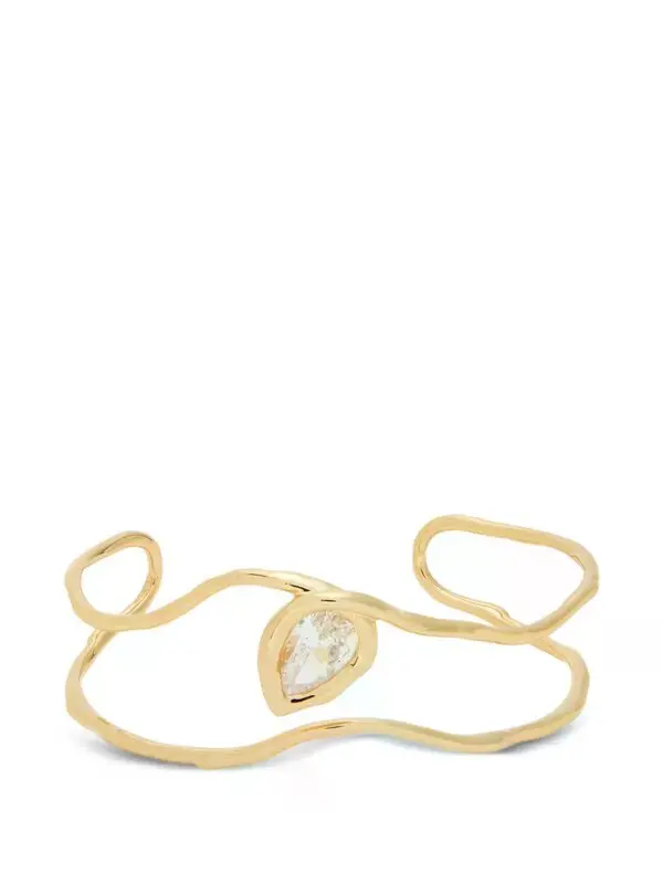 Alexis Bittar Asterales Crystal-embellished Cuff Bracelet - Gold