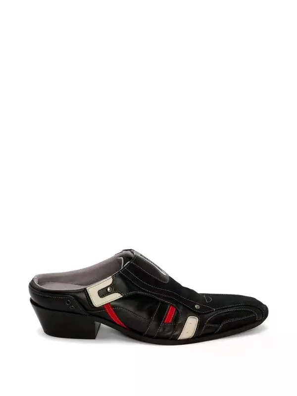Martine Rose Sporty Snout Mules - Black