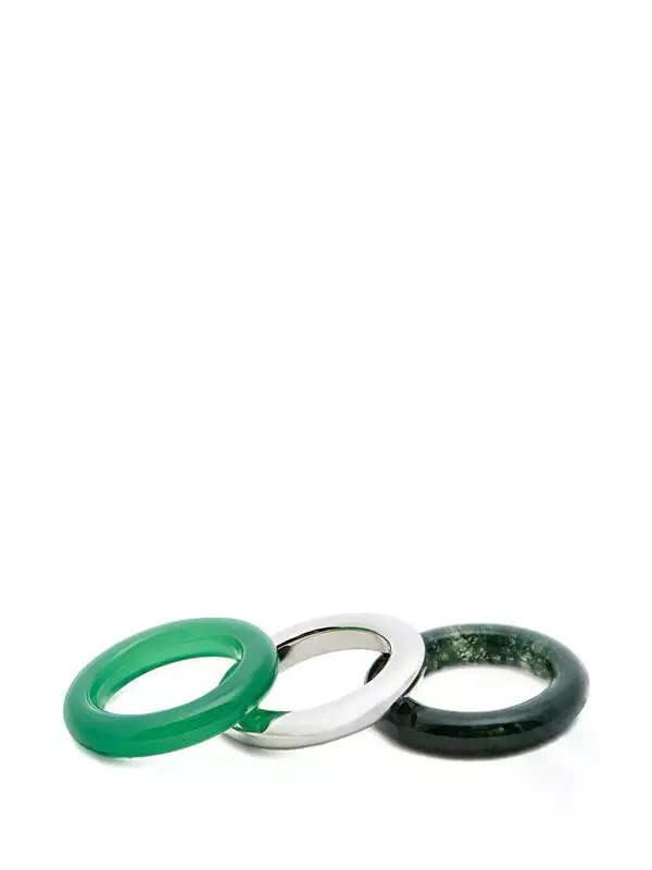 BY PARIAH Stackable Rings - Silver
