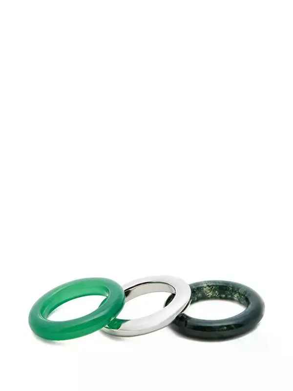 BY PARIAH Stackable Rings - Silver
