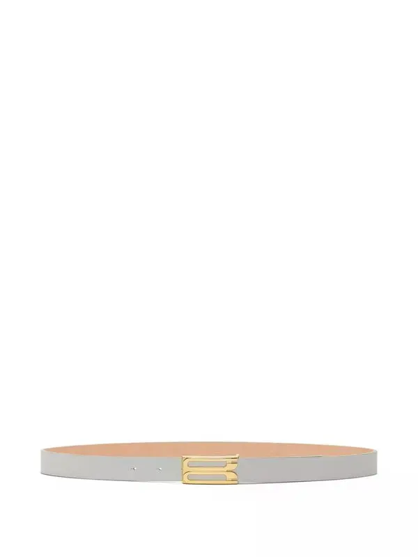 Victoria Beckham Dorian Leather Belt - Grey
