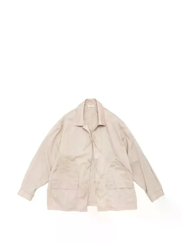 STILL BY HAND Tie-fastening Shirt Jacket