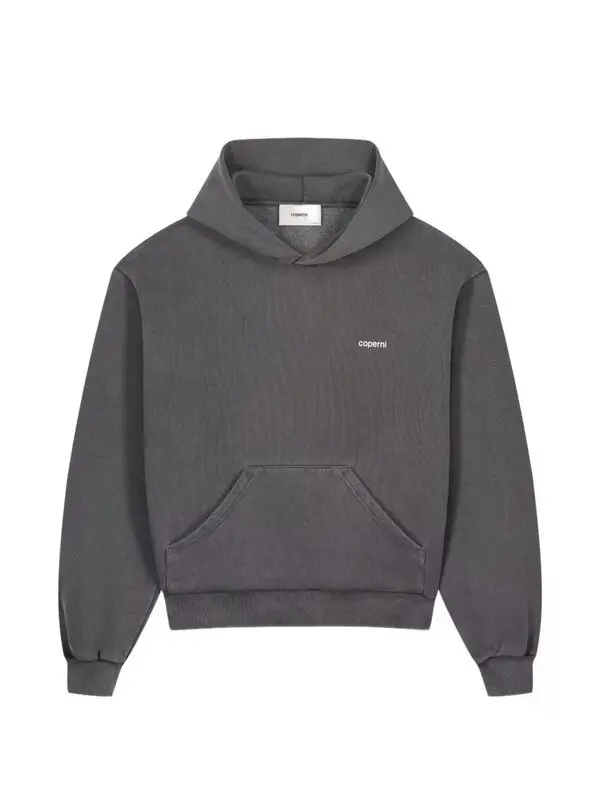 Coperni Logo-print Hoodie - Grey