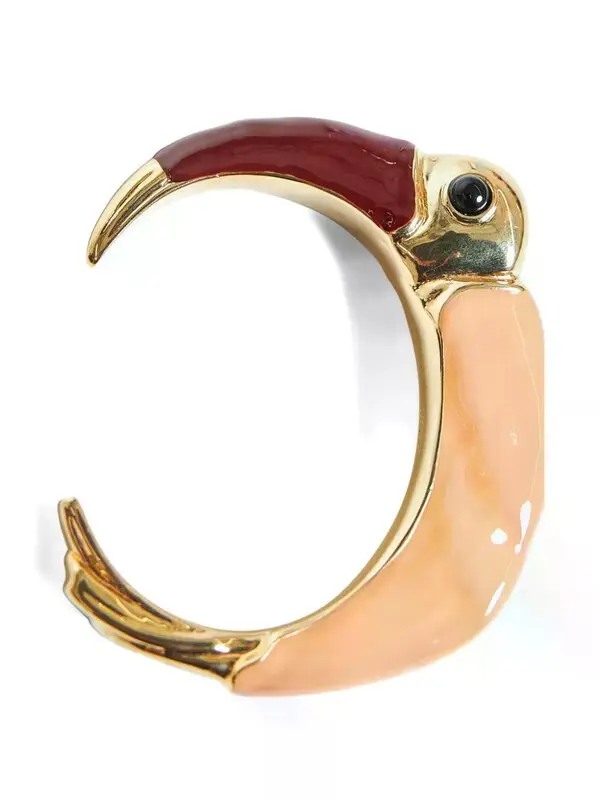 Chloé Toucan-shaped Resin Bracelet - Gold