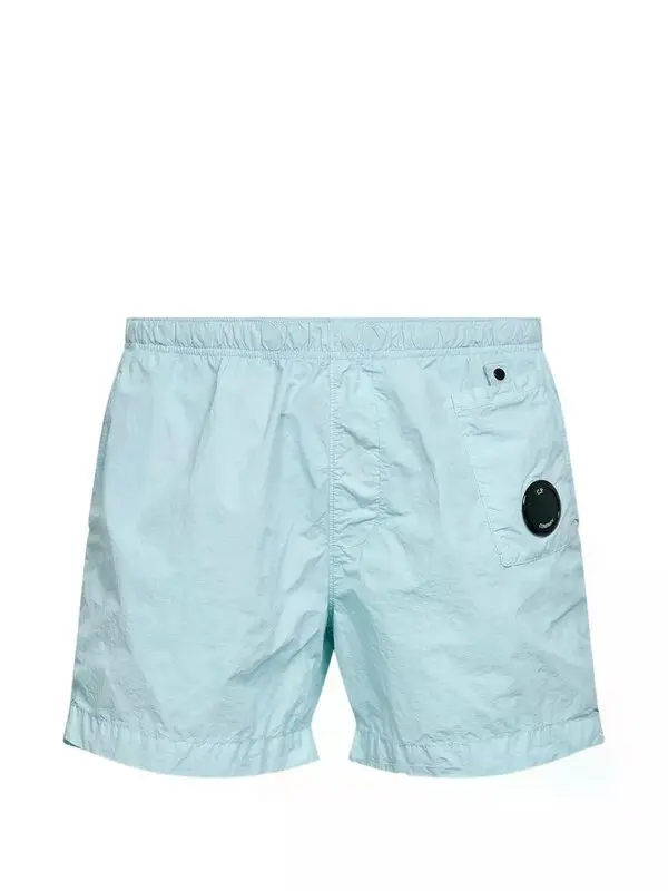 C.P. COMPANY Lens-detail Swim Shorts - Blue