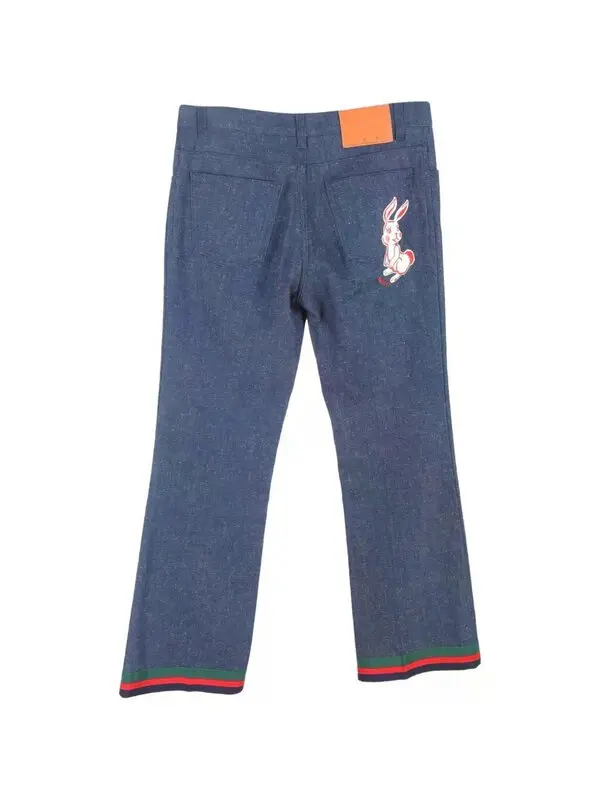 Gucci Rabbit-patch Flared Jeans