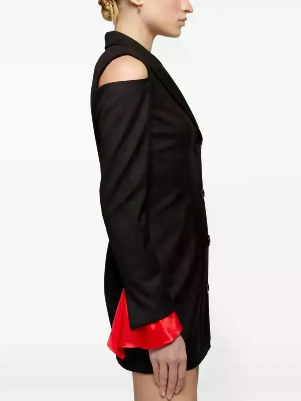 CATALINA Moulin Rouge Cold-shoulder Dress